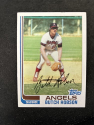 1982 Topps Baseball Card #357 California Angels Butch Hobson NMMT Free ...