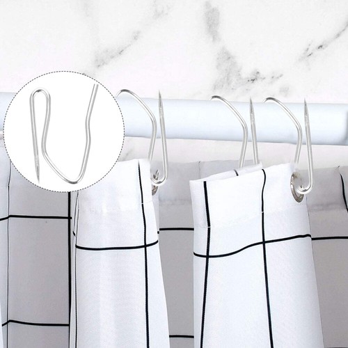100 Pcs Curtain Hook Drapery Accessories Hooks for Curtains Pleated ...