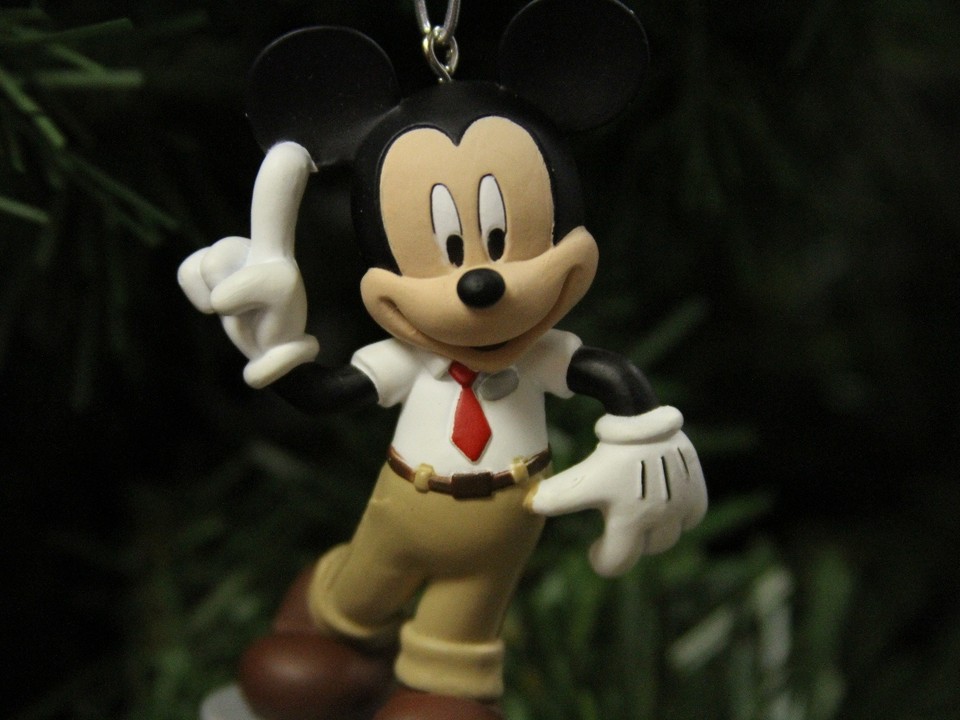 Mickey Mouse "Business Man" Disney Christmas Ornament | eBay