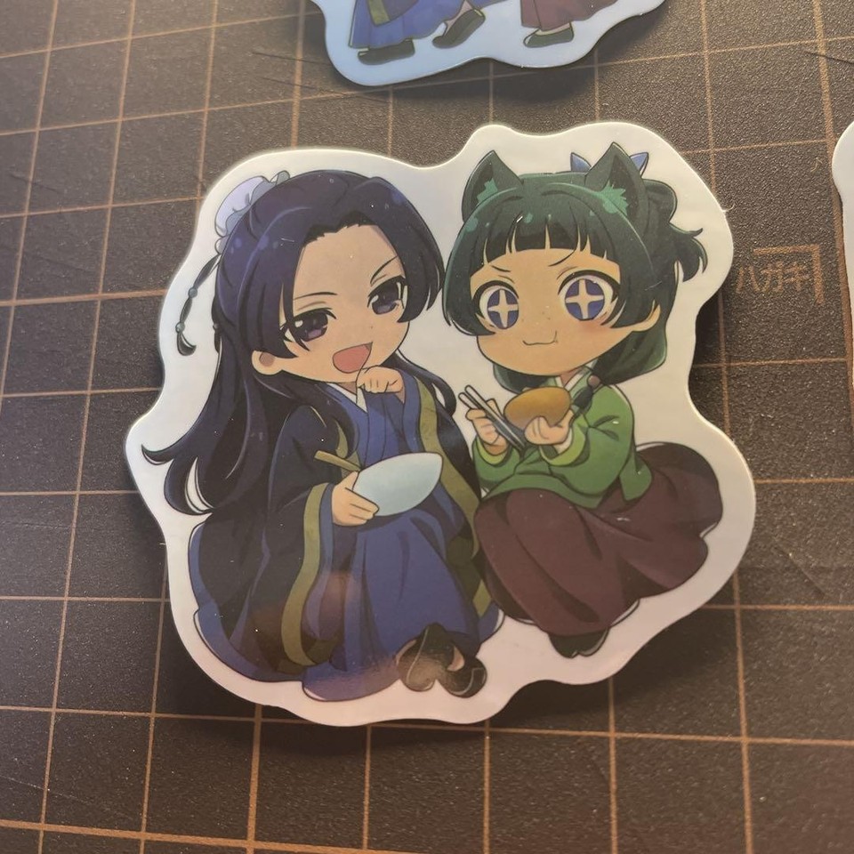 The Apothecary Diaries Sticker Set of 4 Maomao Lord Jinshi Collectible ...