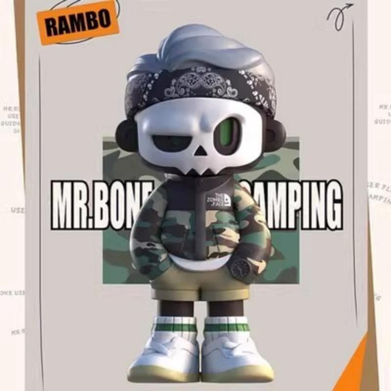 MYTOYS MR.BONE Camping 4 Blind Box Figure Designer Art Doll HOT ...
