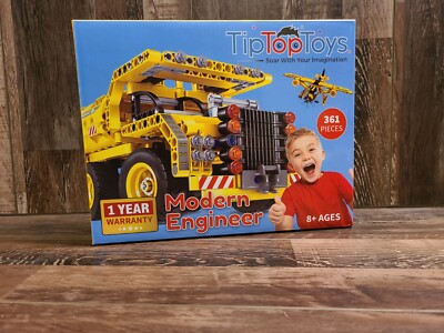 Tip Top Toys Modern Engineer Set Truck Mechanical Drive *Like Technic* OPEN BOX | eBay UK