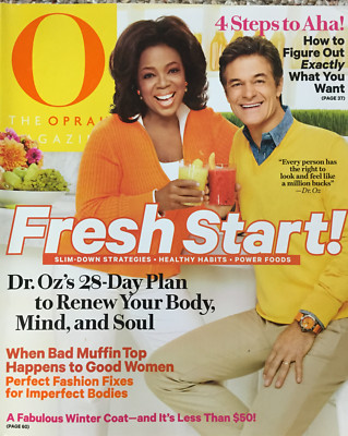 O The Oprah Magazine January 2012 Volume 12 Number 1 Fresh Start! | eBay