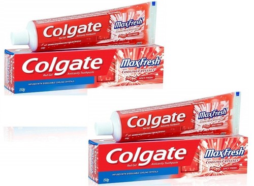 Colgate Maxfresh Red Toothpaste - 150 gm x 2 pack (Free shipping ...