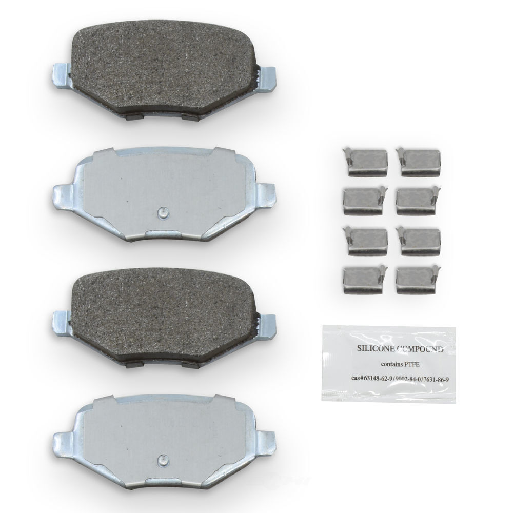 Disc Brake Pad Set-Premium Galvanized Disc Brake Pads NRS Brakes NS1377 ...
