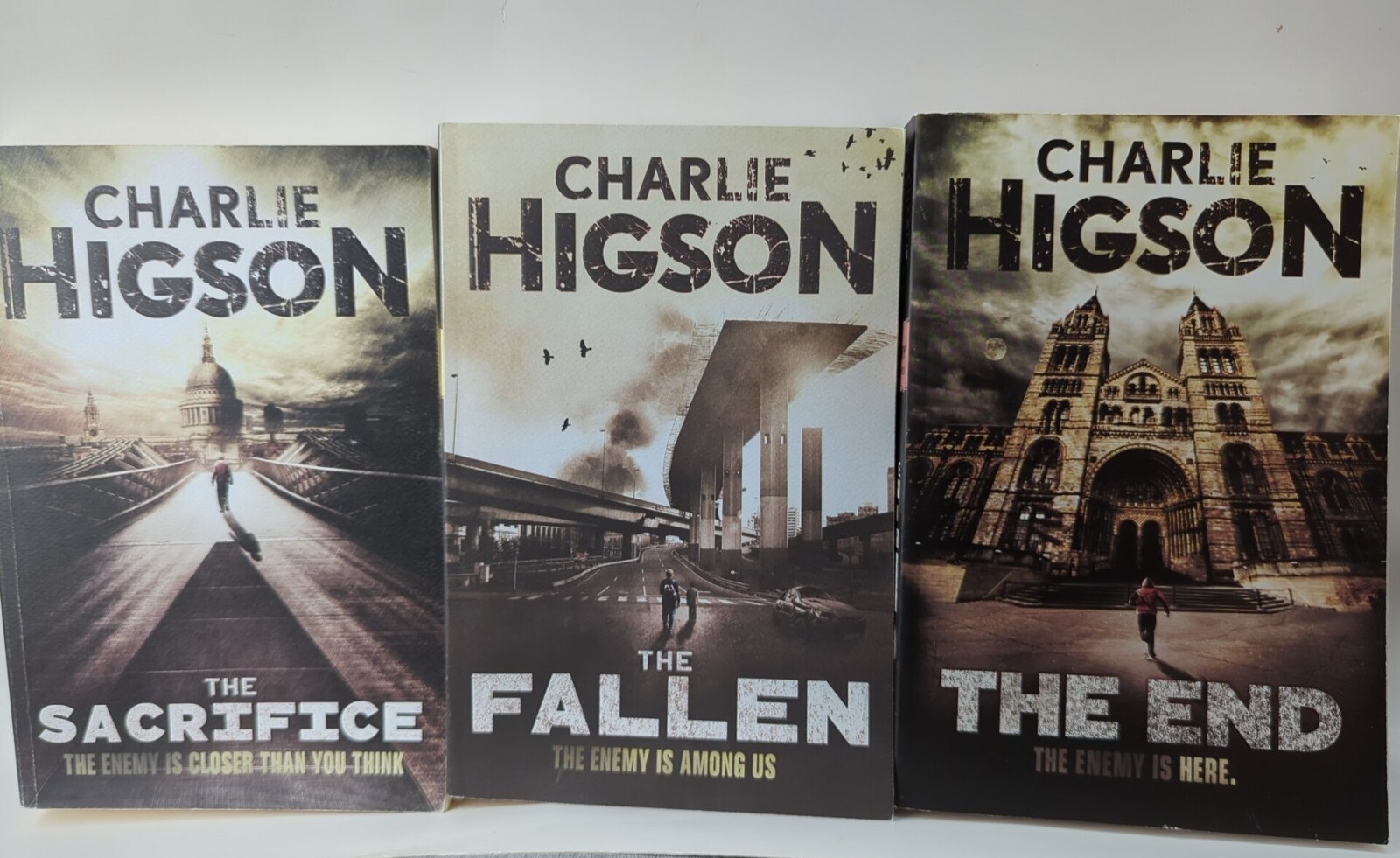 Lot of 3 THE ENEMY books by CHARLIE HIGSON Books 4,5,7 - Sacrifice ...