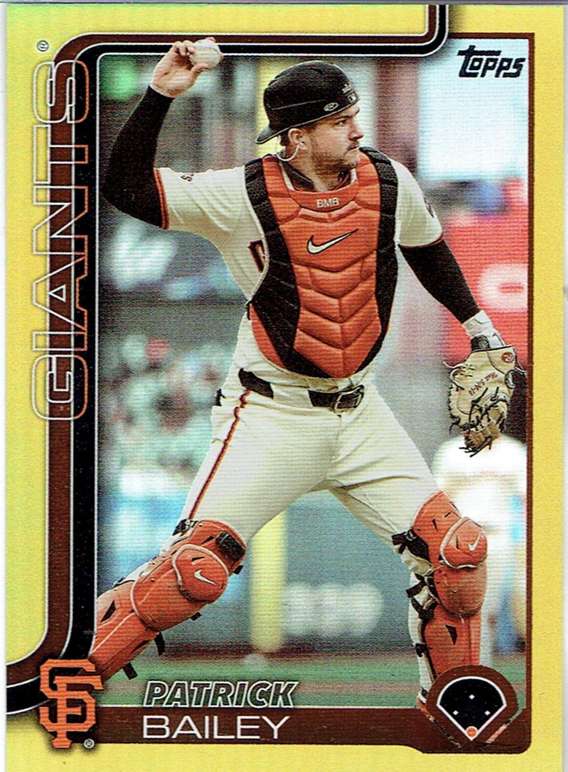 2025 Topps Series 1 - Patrick Bailey #70 Gold Holofoil /50 for sale ...