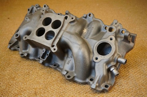 Restored 65 66 Corvette 427 Holley Cast Iron Intake Manifold Impala ...