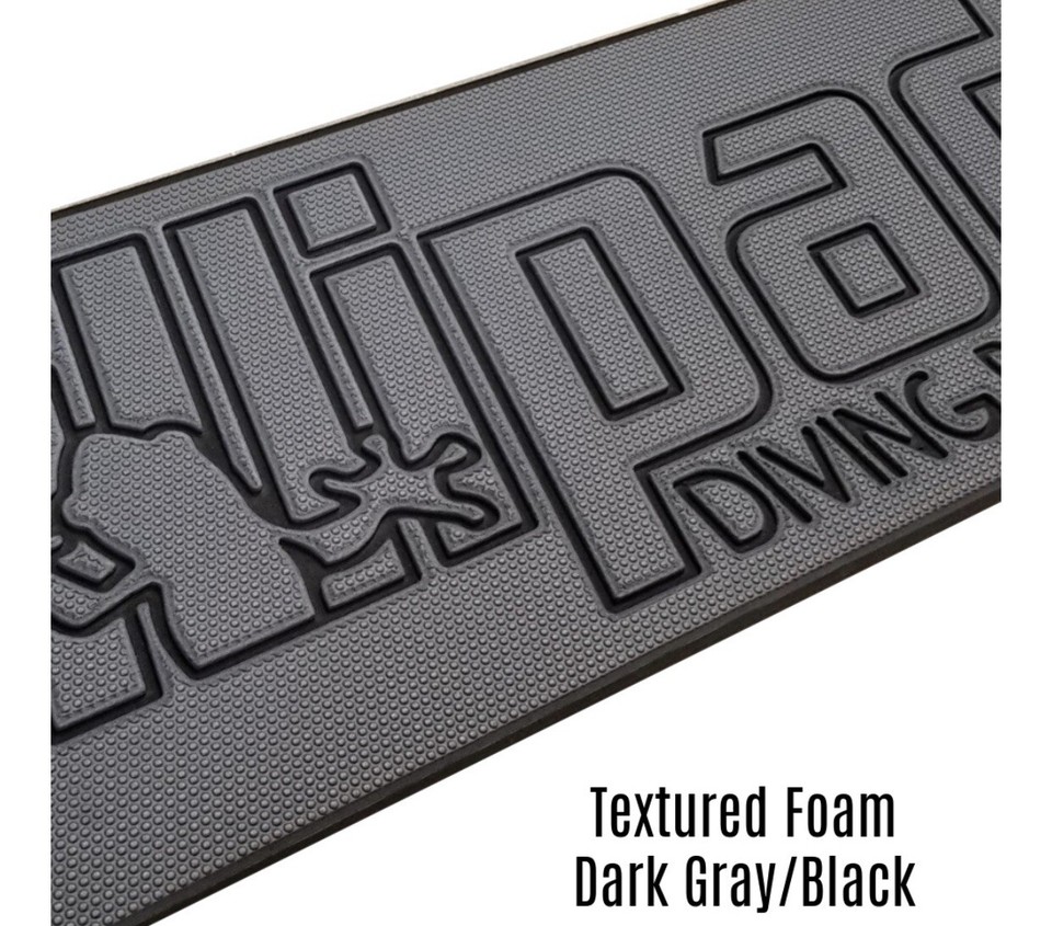 LILLIPAD Marine Diving Board Surface Mnt, Rail, Seadek Foam Dark Gray ...