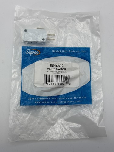 SUPCO Micro Door Interlock Switch #ES16802 *BRAND NEW* | eBay