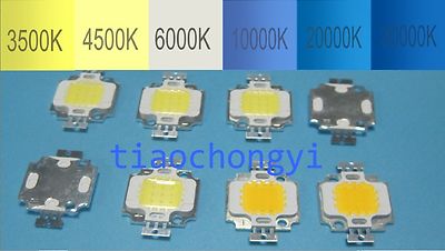 10w High Power led Cool white Neutral Warm White LED 3000k 6000k 10000k ...