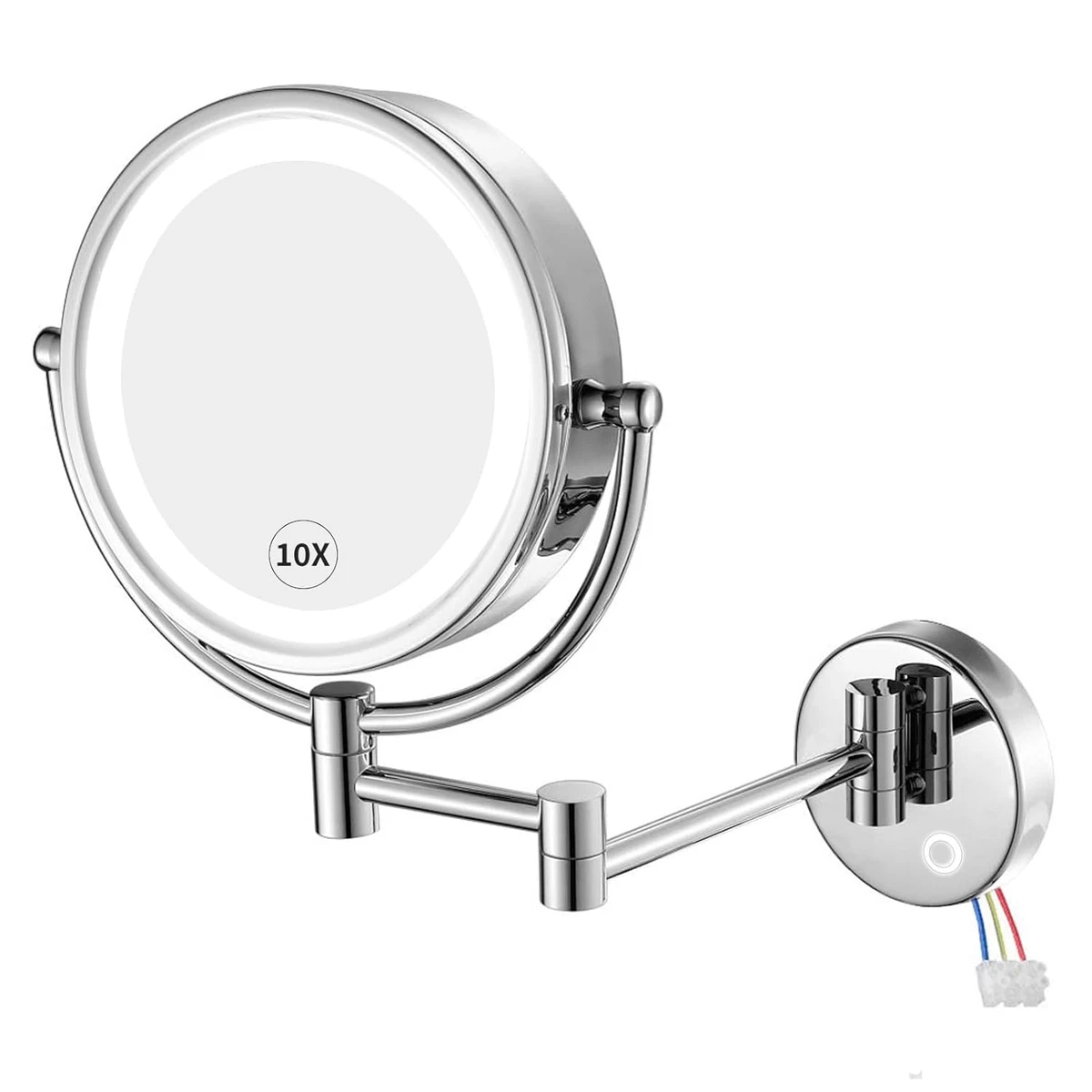 Lighted Makeup Mirror Wall Mounted Hardwired | Saubhaya Makeup
