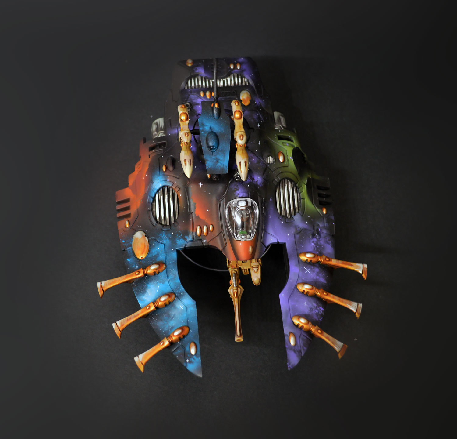 Craftworlds Wave Serpent Eldar warhammer 40K ** COMMISSION ** painting ...