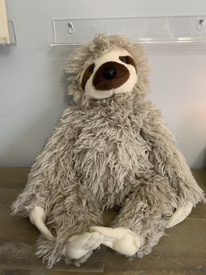 Wild Republic 12" Sloth Stuffed Toy Plush Gray Sloth | eBay