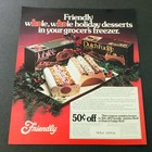 VTG Retro 1983 Friendly Jubilee Roll or Dutch Fudge Roll Desserts Ad ...