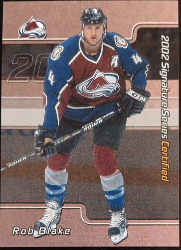 2001 - 2002 ITG Be A Player Rob Blake Signature Series Certified /100 # ...