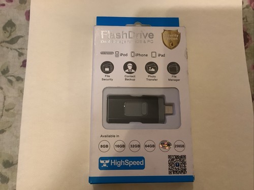FlashDrive 128GB Dual Storage for iOS and PC | eBay UK