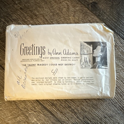 Ann Adams Vintage Handmade Unused Greeting Cards Assorted Designs | eBay