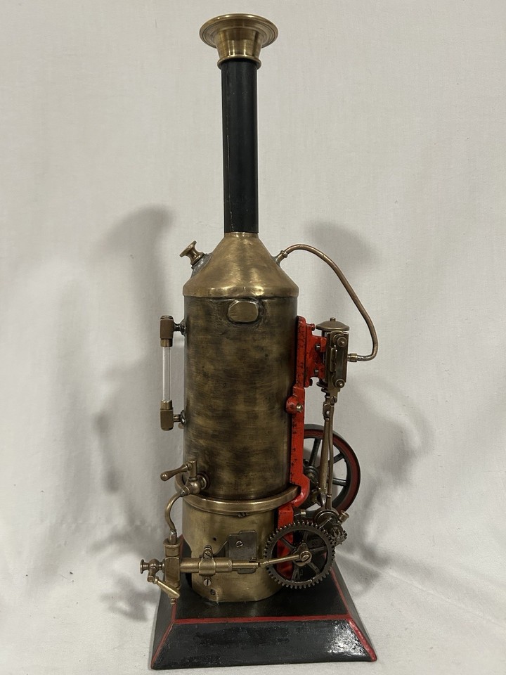 Antique Doll & Co. Vertical Live Steam Engine * Air Tested | eBay
