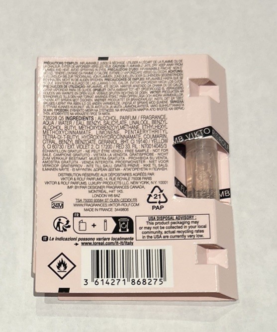 Vicktor and Rolf Flower Bomb Sample 0.04 Fl | eBay