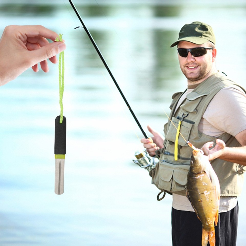 Emery Stone Nail File Fishing Hook Sharpener Fishhook Sharpening Tool ...