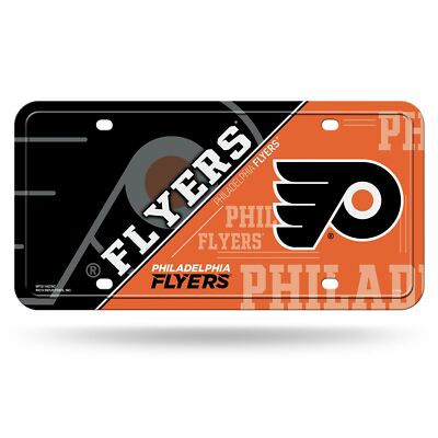 Philadelphia Flyers License Plate Split Design Metal Front Car Auto Tag ...