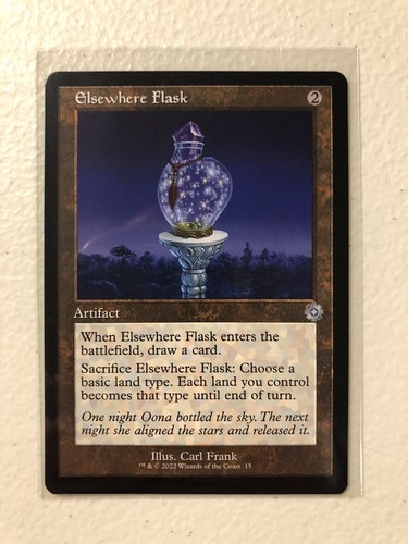 Elsewhere Flask Artifact #15 Retro The Brothers War BRO MTG Magic The ...