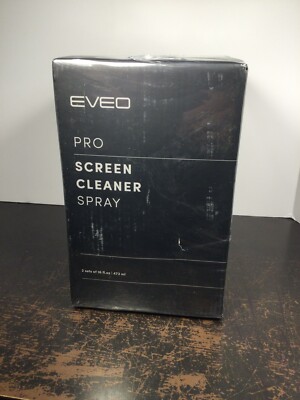 Brand New Eveo Pro Screen Cleaner Spray 2 Sets Of 16 Fluid Ounces X2 ...