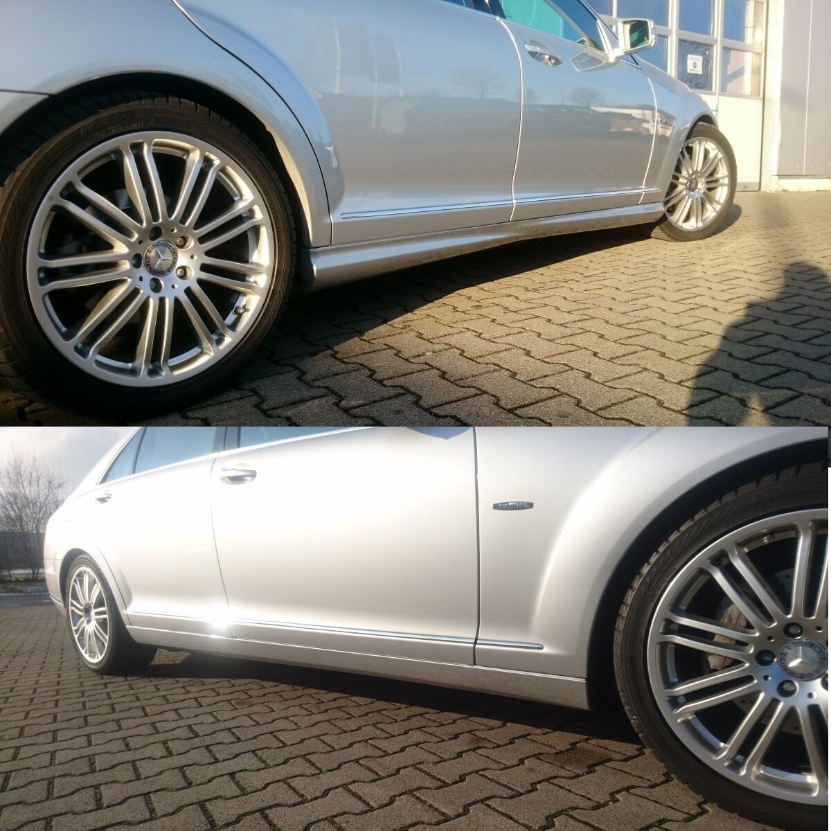 Mercedes W221 bumper complete package body kit + TFL 07/09-13 ...