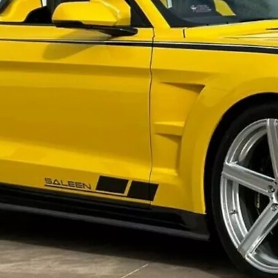 OEM Saleen Decals Lower Door Trim & Windshield New 3PC Set Fits Mustang ...