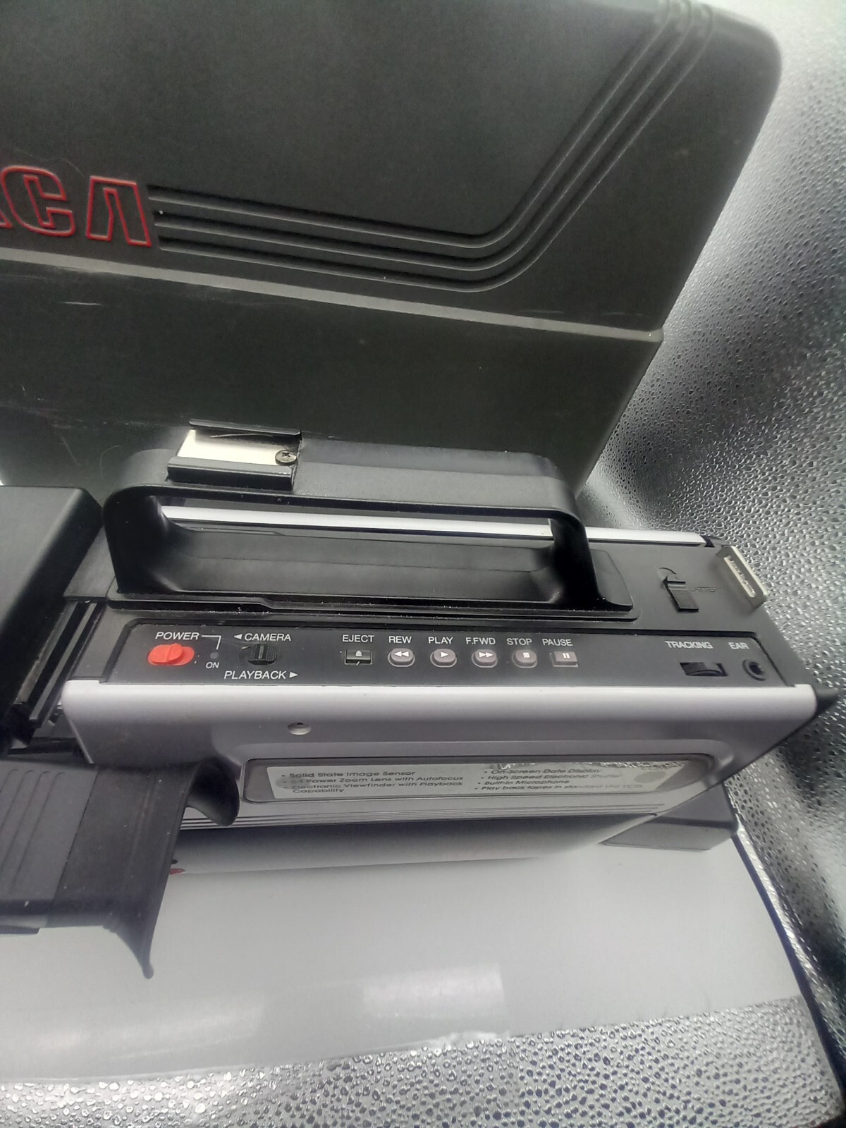 RCA CC260 CAMCORDER WITH CHARGER/BATTERY & CASE PARTS ONLY | eBay