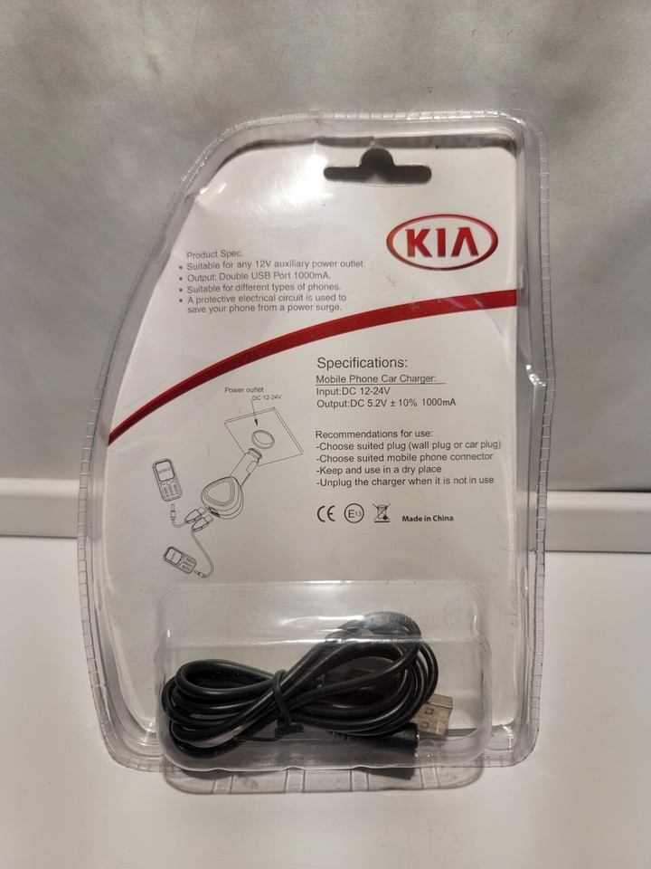 Kia USB Car Charger Kit For Multiple Types Of Devices New Sealed | eBay