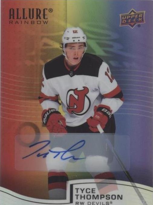 2021-22 Upper Deck Allure - Rainbow Tyce Thompson #R-13 Full Autographs ...