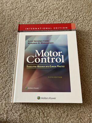 Motor Control by Shumway-Cook PT PhD FAPTA, Anne|Woollacott, Marjorie H ...