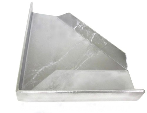 Heavy Duty Cast Aluminum Boat Transom Corner Brackets End Cap Covers ...