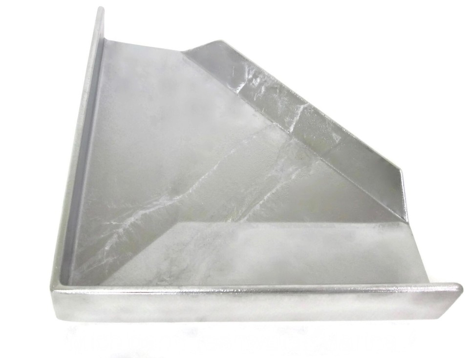 NEW One Boat Transom Corner Bracket End Cap Cover Cast Aluminum MADE IN ...