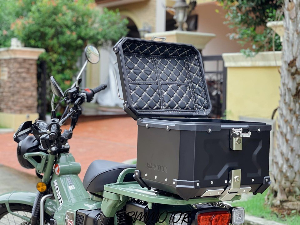 45L REAR RACK LUGGAGE HARD BOX CASE CARRY FOR HONDA CT125 TRAIL HUNTER ...