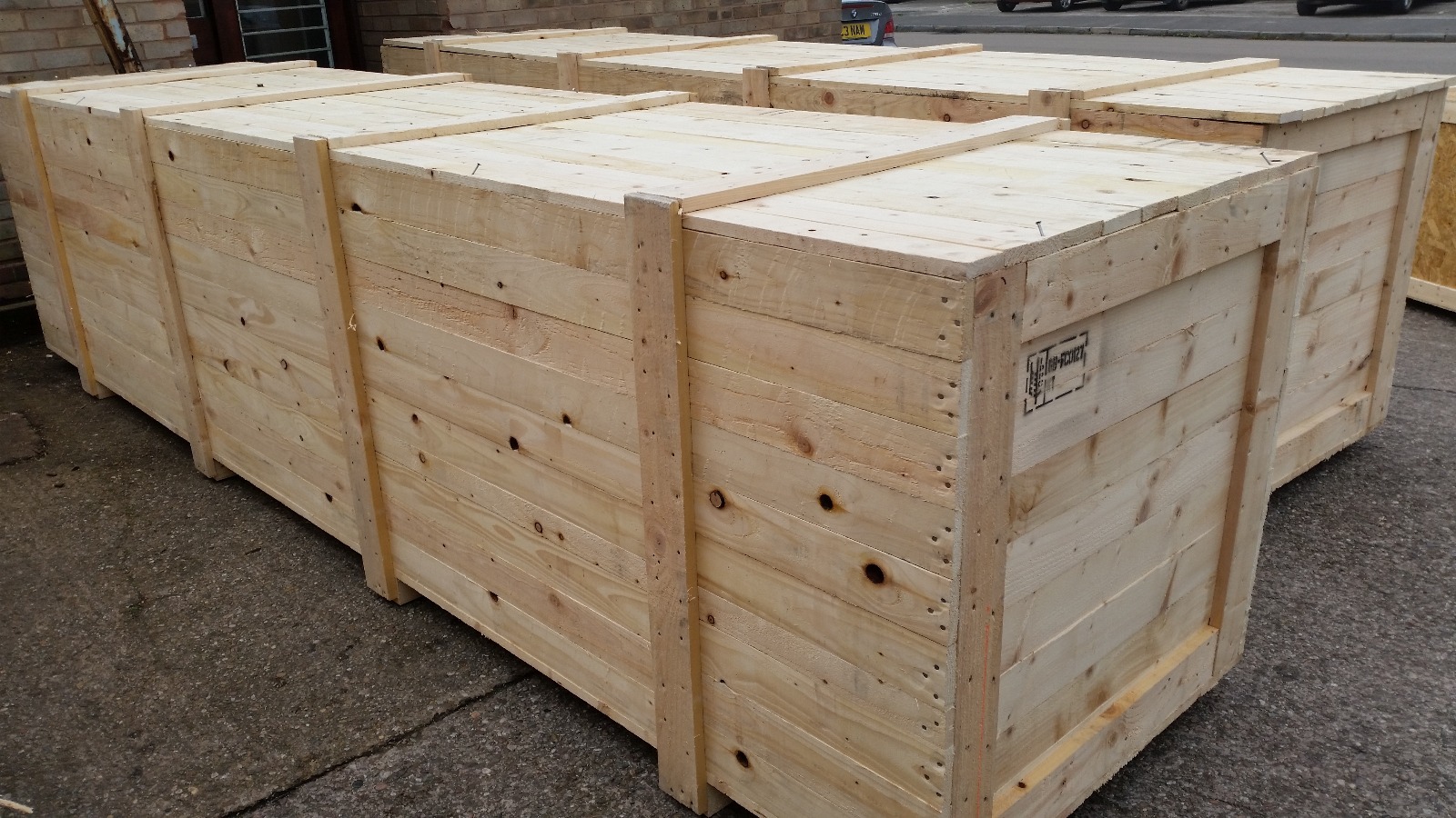 Wooden Shipping Crates - Export Packing Cases / Boxes - 1m x 1m x 1m ...