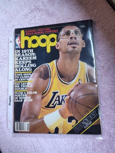 🔥 VINTAGE (NBA HOOPS) MAGAZINE/ JANUARY 1988/ KAREEM ABDUL JABBER on ...