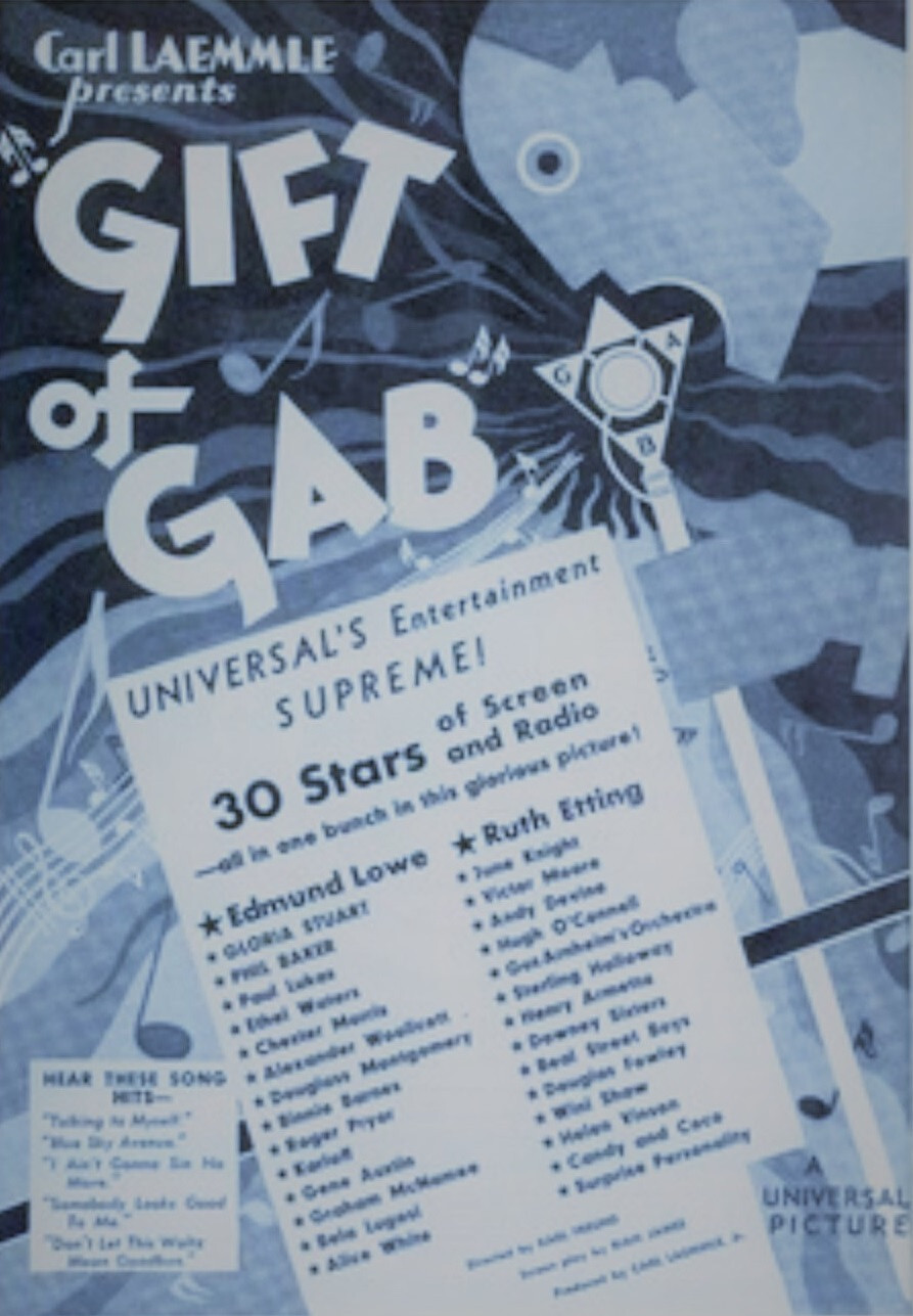 Gift of Gab DVD - Edmund Lowe Karloff Lugosi dir. Freund Vintage Drama ...
