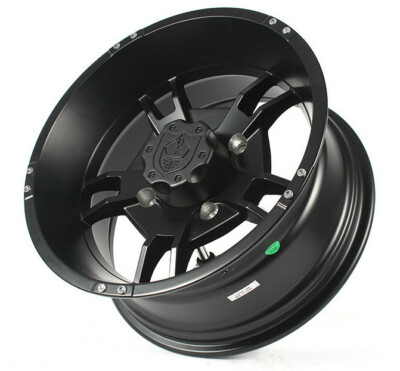 Pro Armor Ryder UTV Wheel Rim Matte Black 15x7 -6mm Offset 4/136 4/137 ...