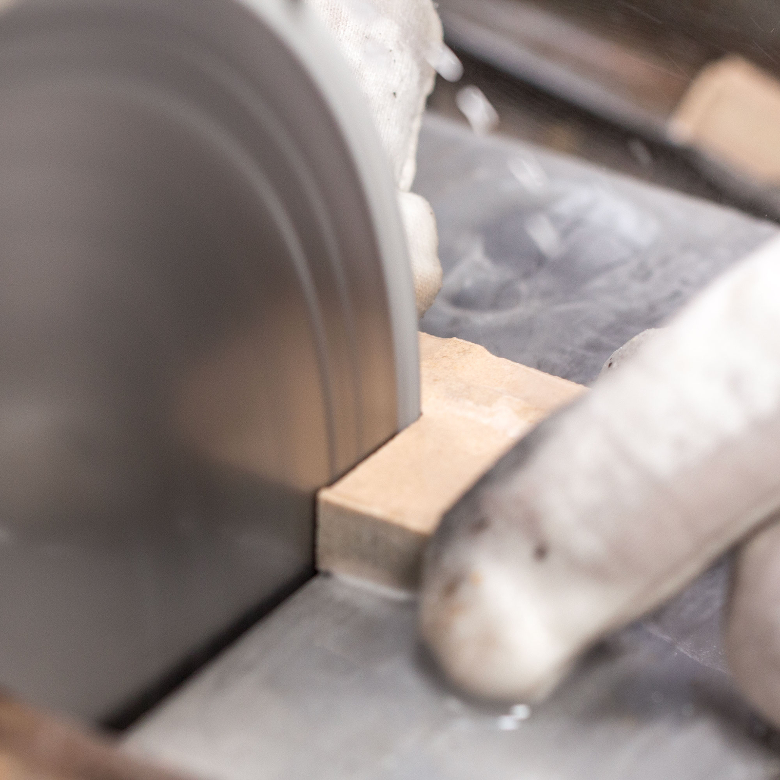 10" inch 250mm Notched Arbor 25.4mm Bushing 3/4" Diamond Lapidary Saws ...