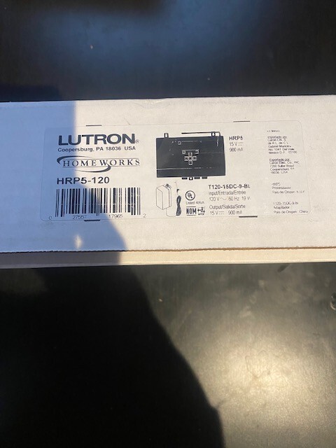 Lutron Hrp5-120 Homeworks RF Processor With for sale online | eBay