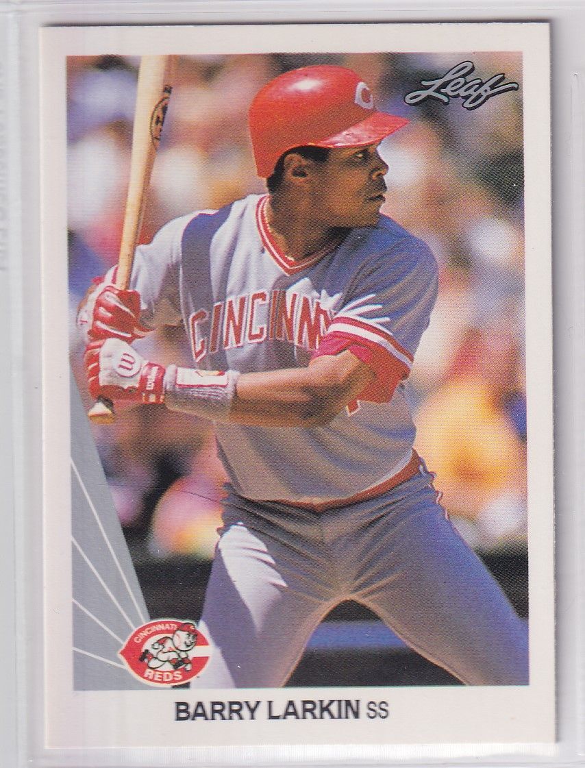 Barry Larkin 1990 Leaf #18 Reds |1018 | eBay