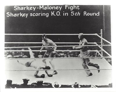 JACK SHARKEY vs JIMMY MALONEY 8X10 PHOTO BOXING PICTURE | eBay