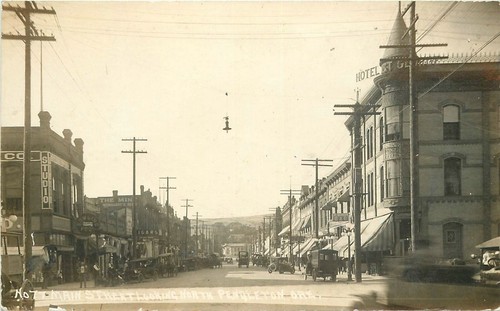 Postcard RPPC Photo Oregon Pendleton Main Street#7 22-13538 | eBay