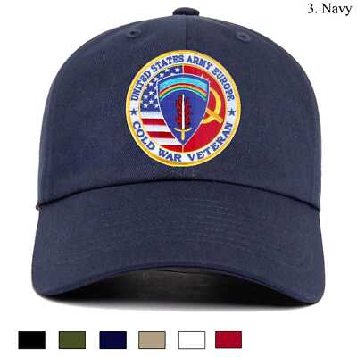 Embroidered Hat US Army Europe Cold War Veteran , Veteran Cap, Trucker ...