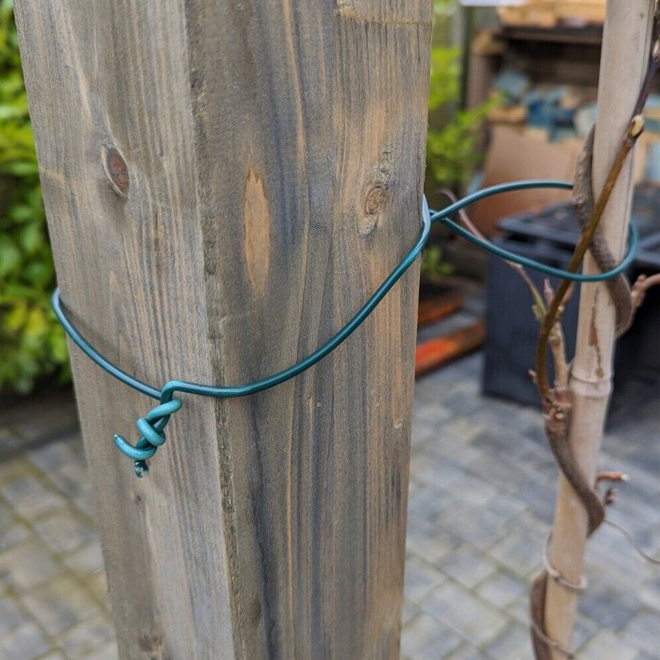 Tension Wire Straining Line Galvanised Steel PVC Coated Wire Fencing 25 ...