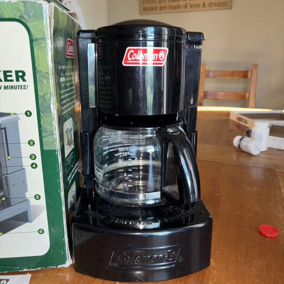Coleman 10 Cup Camping Drip Coffee Maker 5008-700 for Camp Stove ...