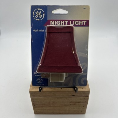 Rare Vintage GE Night Light Plug-In Mini Lamp With Shade On/Off Switch ...